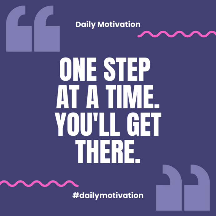 Modern Motivational Quote Instagram Post Template | PosterMyWall