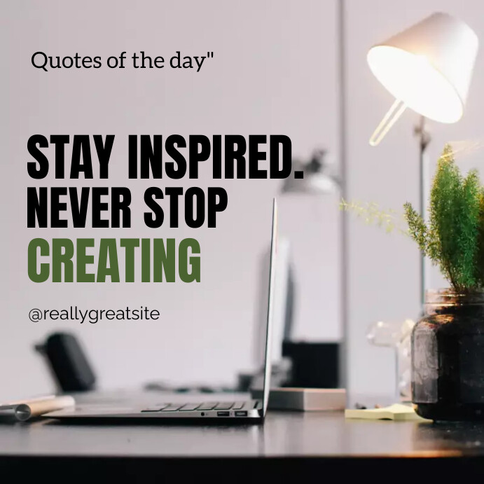 Modern Motivational Quotes Instagram Post Template | PosterMyWall