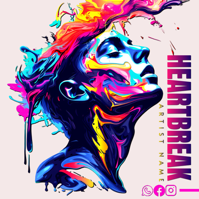Modern Music Album Cover Template | PosterMyWall