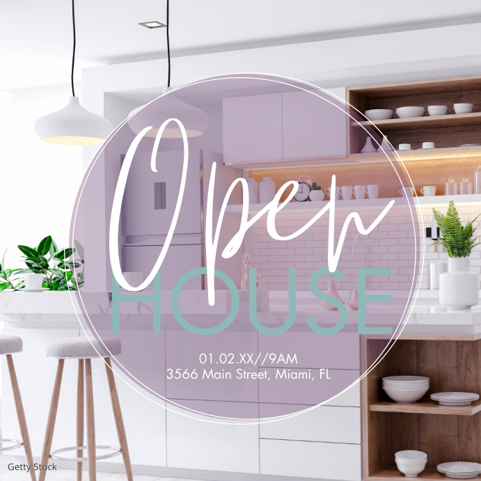 Modern Open House Ad Social Media Templates | PosterMyWall
