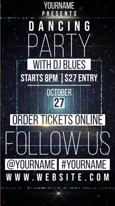 Plantilla de Diseño de Anuncio de Evento de Fiesta Moderno | PosterMyWall