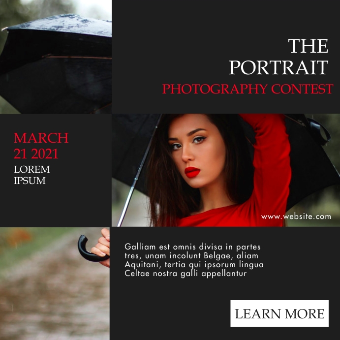 modern photography contest advertisement inst Template | PosterMyWall