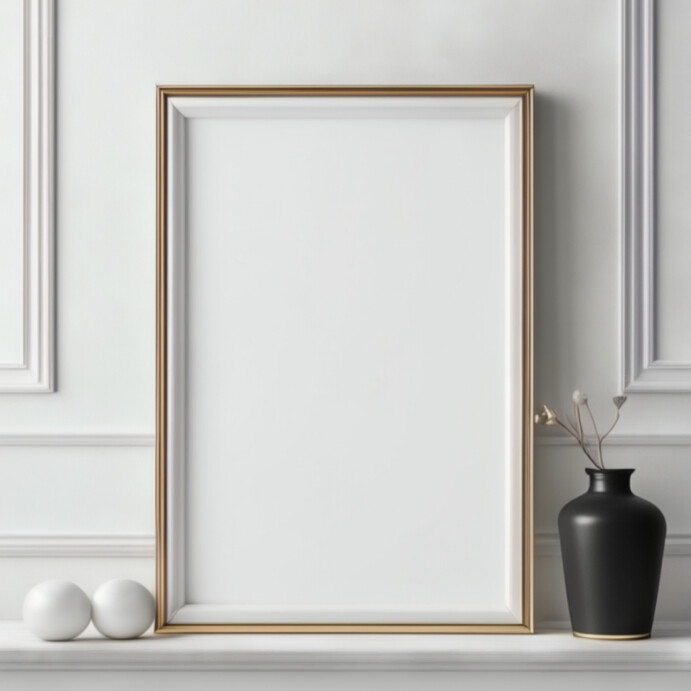 Modern Plain Frame Template Postermywall