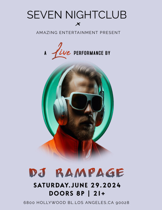 Modern Promoter Special Guest Performance Fly Template | PosterMyWall