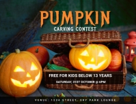 Pumpkin Carving Contest Flyer Template | PosterMyWall