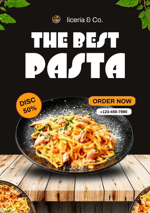 Plantilla de Modern Restaurant Promotion Poster | PosterMyWall