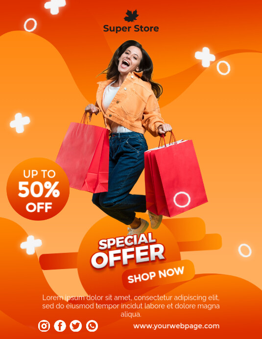 Modern sales flyer template | PosterMyWall