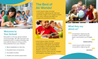 Tri-fold School Brochure Template | PosterMyWall