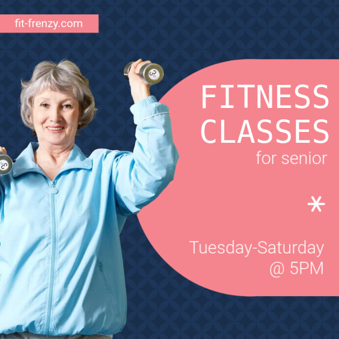 Copy of Modern Senior Fitness Classes Instagram Post | PosterMyWall