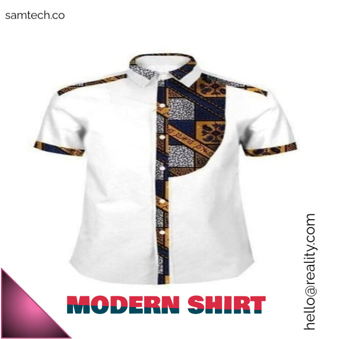 Modèle Modern shirt | PosterMyWall