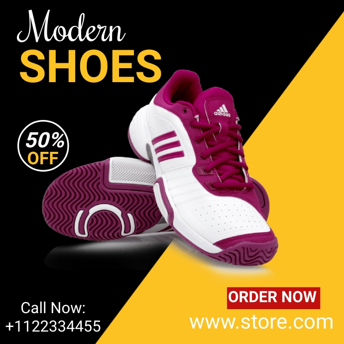 Modern shoes template | PosterMyWall