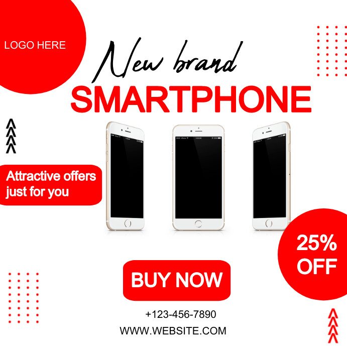 Modern Smartphone Sale Instagram Post Template | PosterMyWall