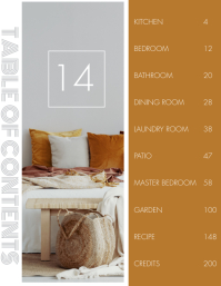 Table of Contents Template | PosterMyWall