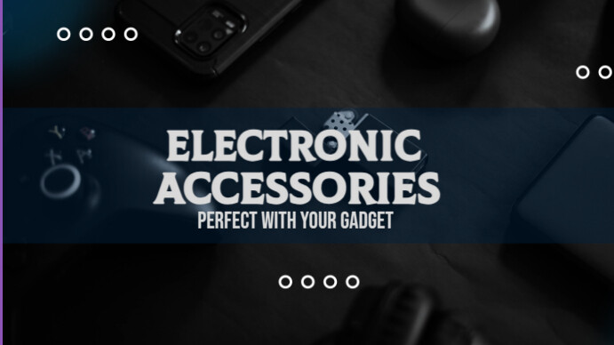 Modern Tech Banner Electronics Banner Templat | PosterMyWall