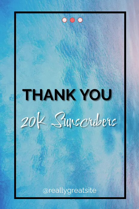 modern thank you poster Template | PosterMyWall
