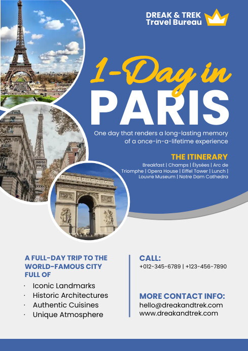Modern Travel Agency Flyer Template | PosterMyWall