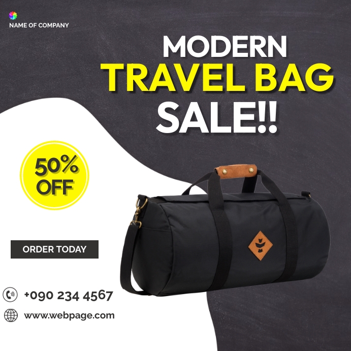 MODERN TRAVEL BAG FLYER Template | PosterMyWall