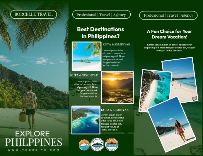 Modern Travel Brochure Template | PosterMyWall
