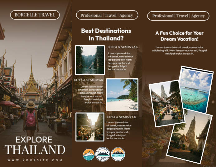 Modern Travel Brochure Template | PosterMyWall