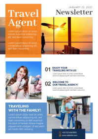 Modern Travel Newsletter Template | PosterMyWall
