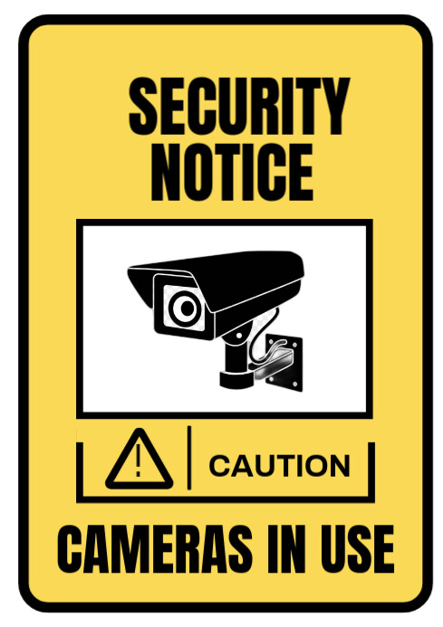 Modèle Modern Warning | PosterMyWall