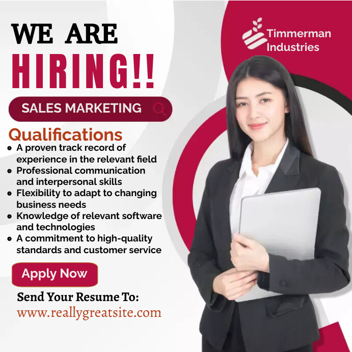 Modern We Are Hiring Instagram Post Template | PosterMyWall