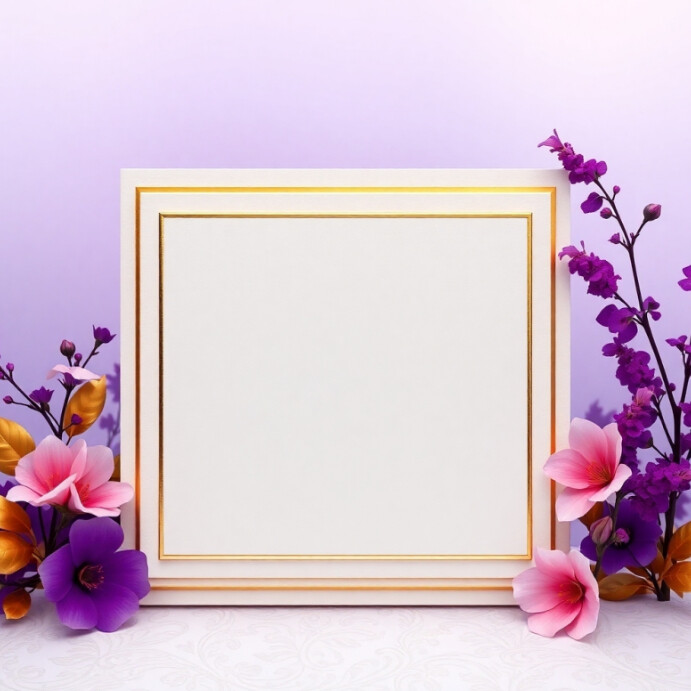 Modern Wedding Invitation Card Template | PosterMyWall