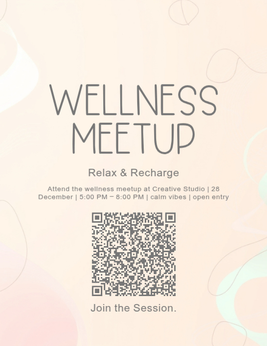 Modern Wellness Event Flyer Template | PosterMyWall