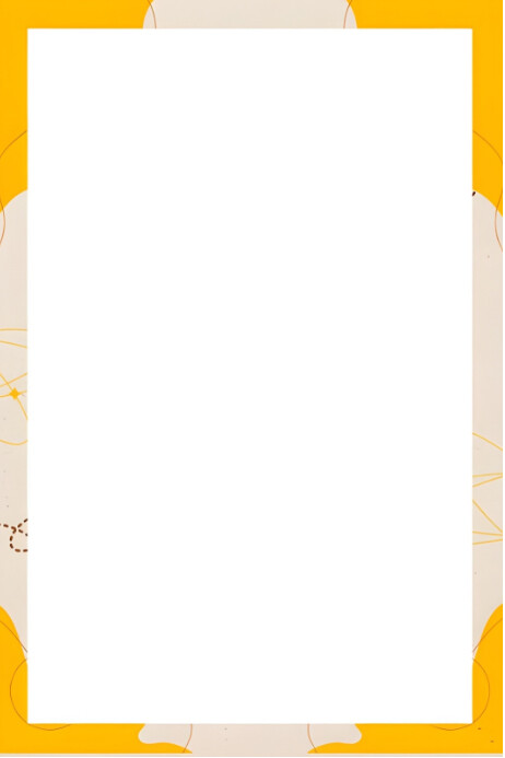 Modèle Modern Yellow Frame | PosterMyWall