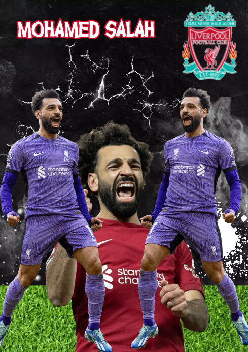 Mohamed Salah Template | PosterMyWall