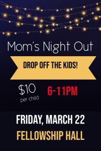 Mom's Night Out Template | PosterMyWall