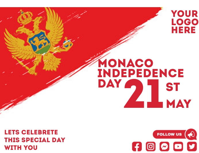 Copy of Monaco independence day | PosterMyWall