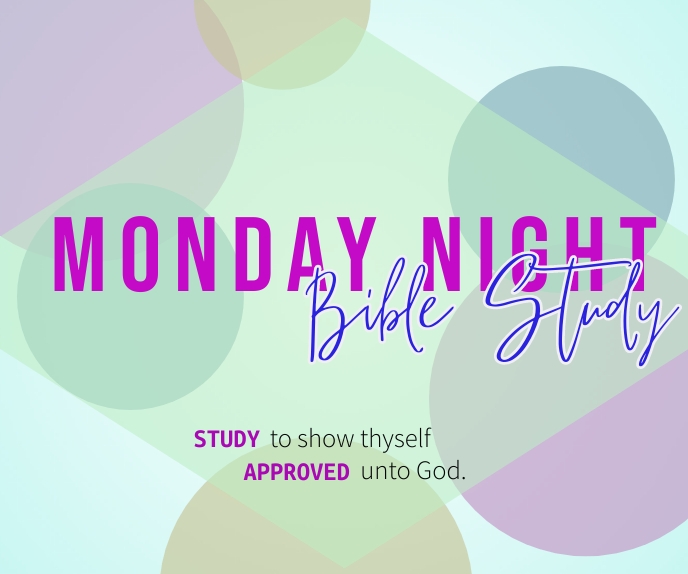 Monday Bible Study Template | PosterMyWall
