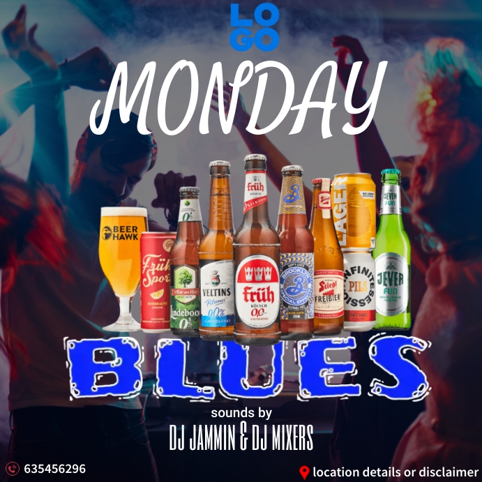 Monday Blues Template | PosterMyWall