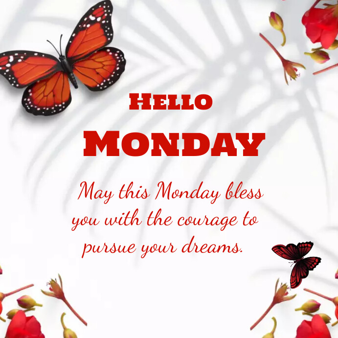 Monday Instagram post 2024 Template | PosterMyWall