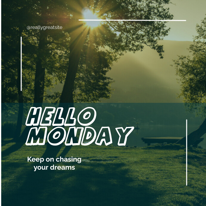 Copy of monday instagram post | PosterMyWall
