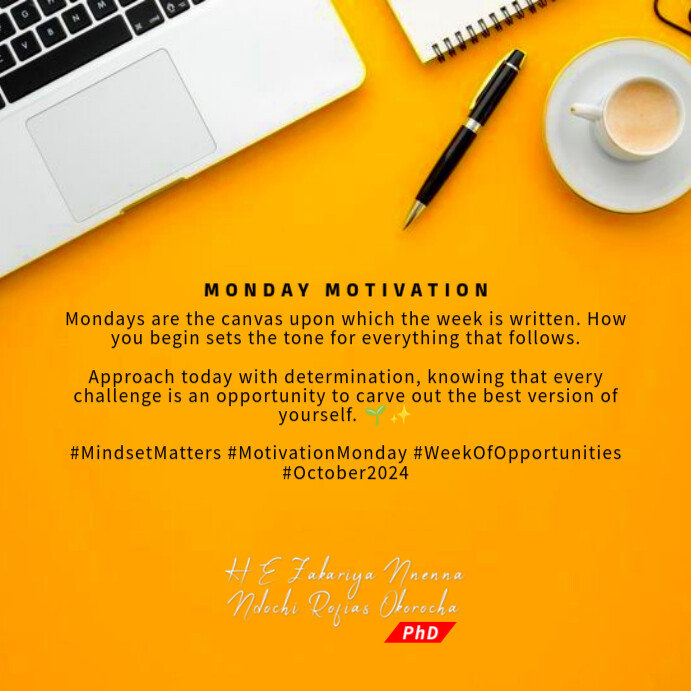 monday motivation Template | PosterMyWall