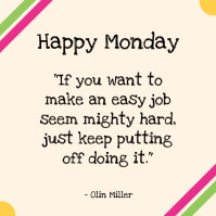 Monday motivational flyer Template | PosterMyWall