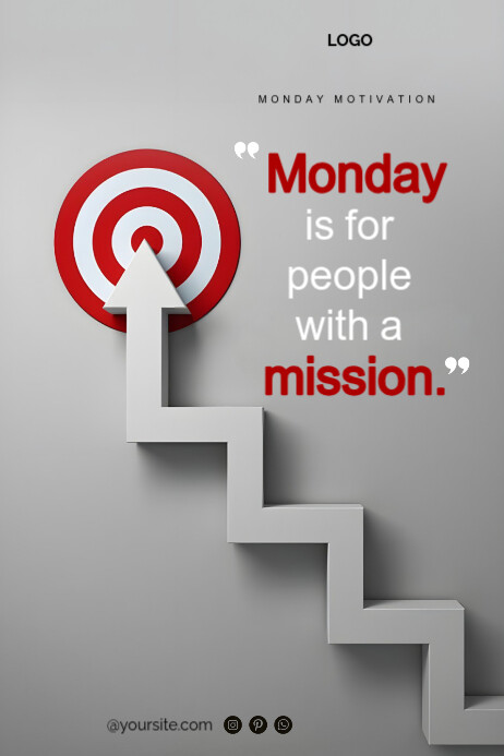 Copy of Monday motivational quote | PosterMyWall