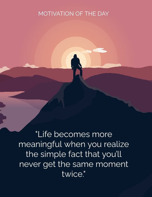 Plantilla de Monday Motivational Quote Flyer Template | PosterMyWall