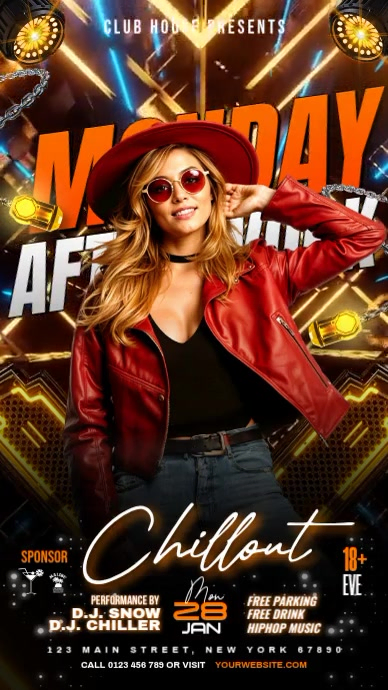 monday night club party Template | PosterMyWall