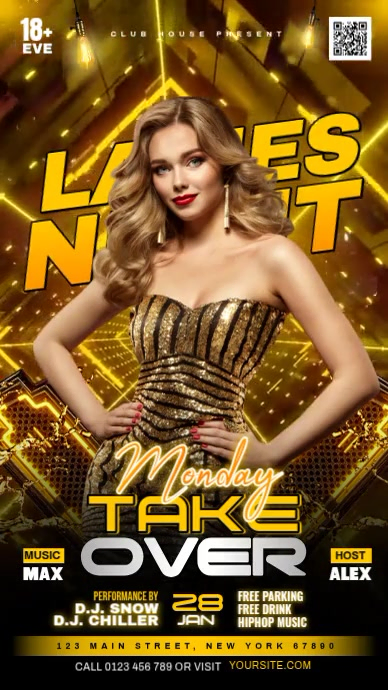 monday night club party Template | PosterMyWall