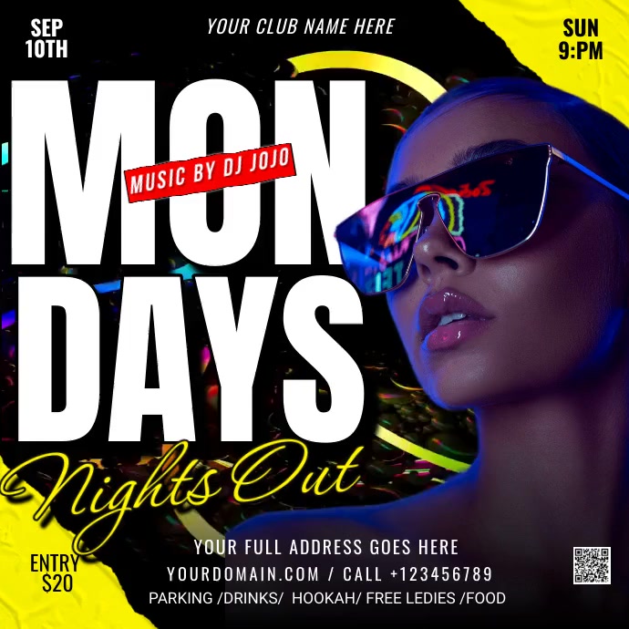 Copy of MONDAY NIGHT | PosterMyWall