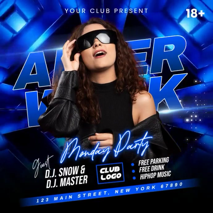 Monday Party Template | PosterMyWall