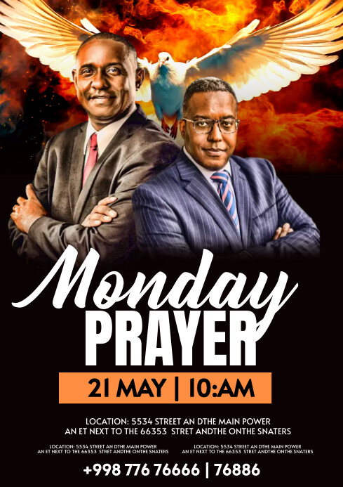 Monday prayer Template | PosterMyWall