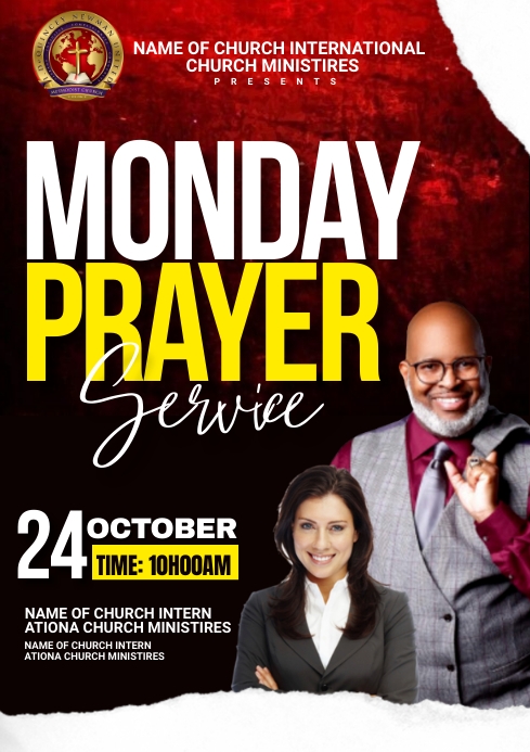 monday prayer Template | PosterMyWall