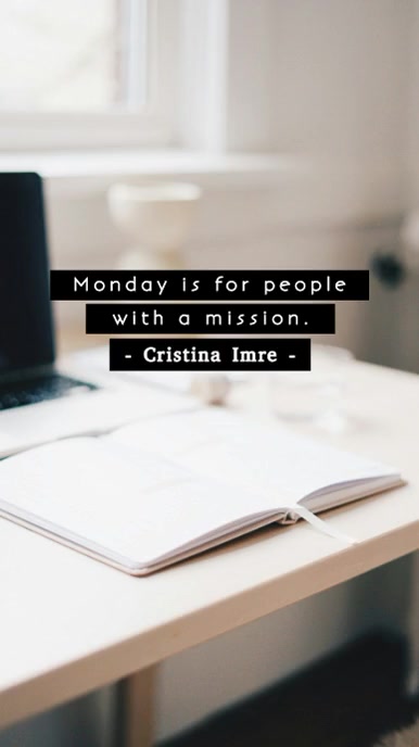Monday Quote instagram reel Template | PosterMyWall