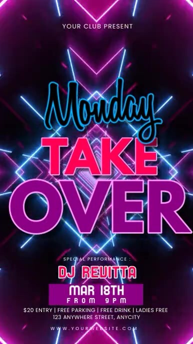 Copy of Monday Take Over | PosterMyWall