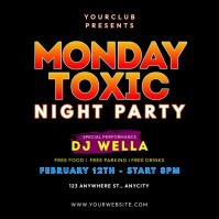 Monday Night Party Template | PosterMyWall