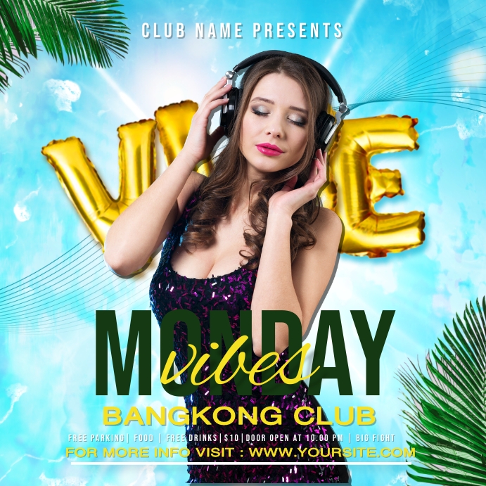 Monday Vibes Template | PosterMyWall